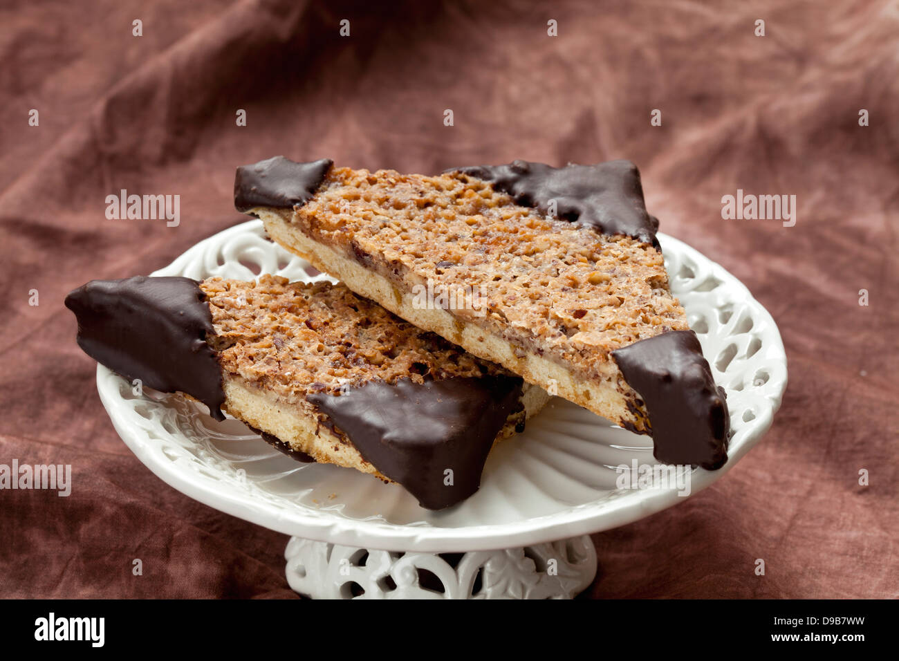 Nut pastry triangles hi-res stock photography and images - Alamy