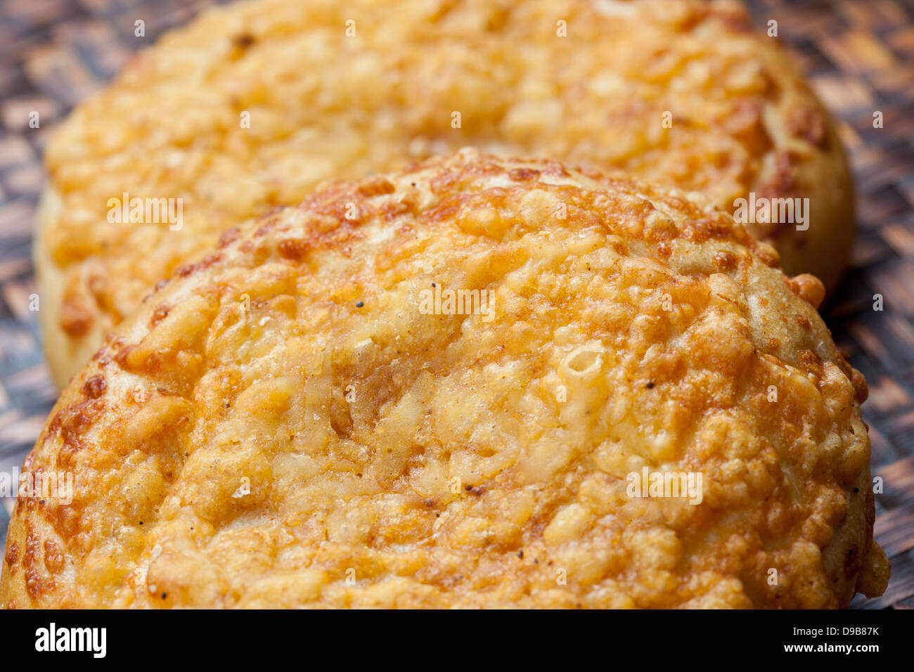 Close up of cheese rolls Stock Photo - Alamy