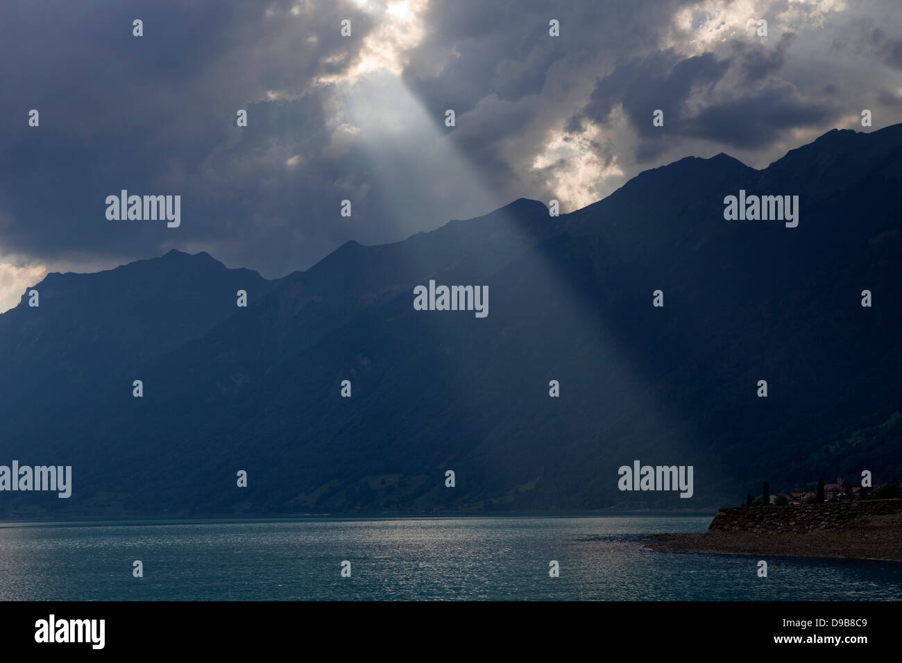 swiss lake at brienz, Switzerland Stock Photo - Alamy