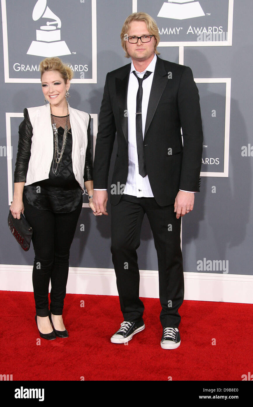 Music producer Adam Anders and Nikki Anders 54th Annual GRAMMY Awards ...