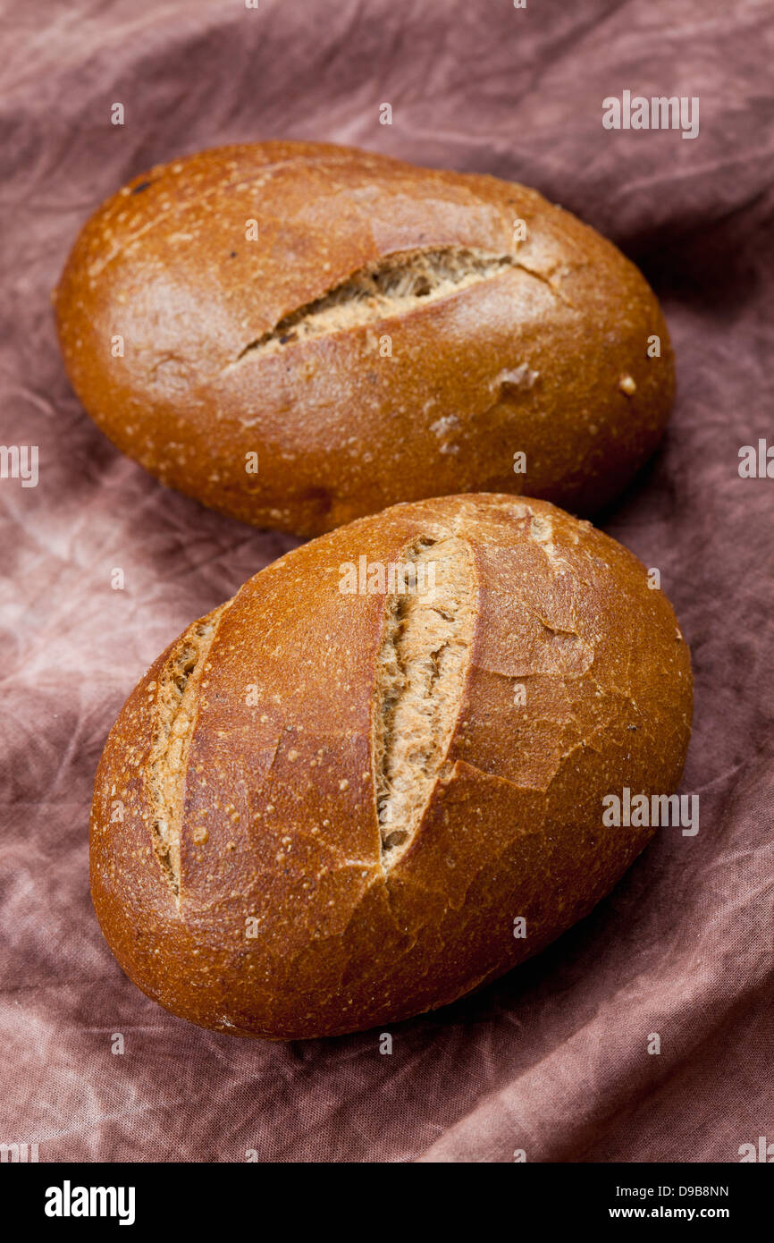 Two bread rolls no people hi-res stock photography and images - Alamy