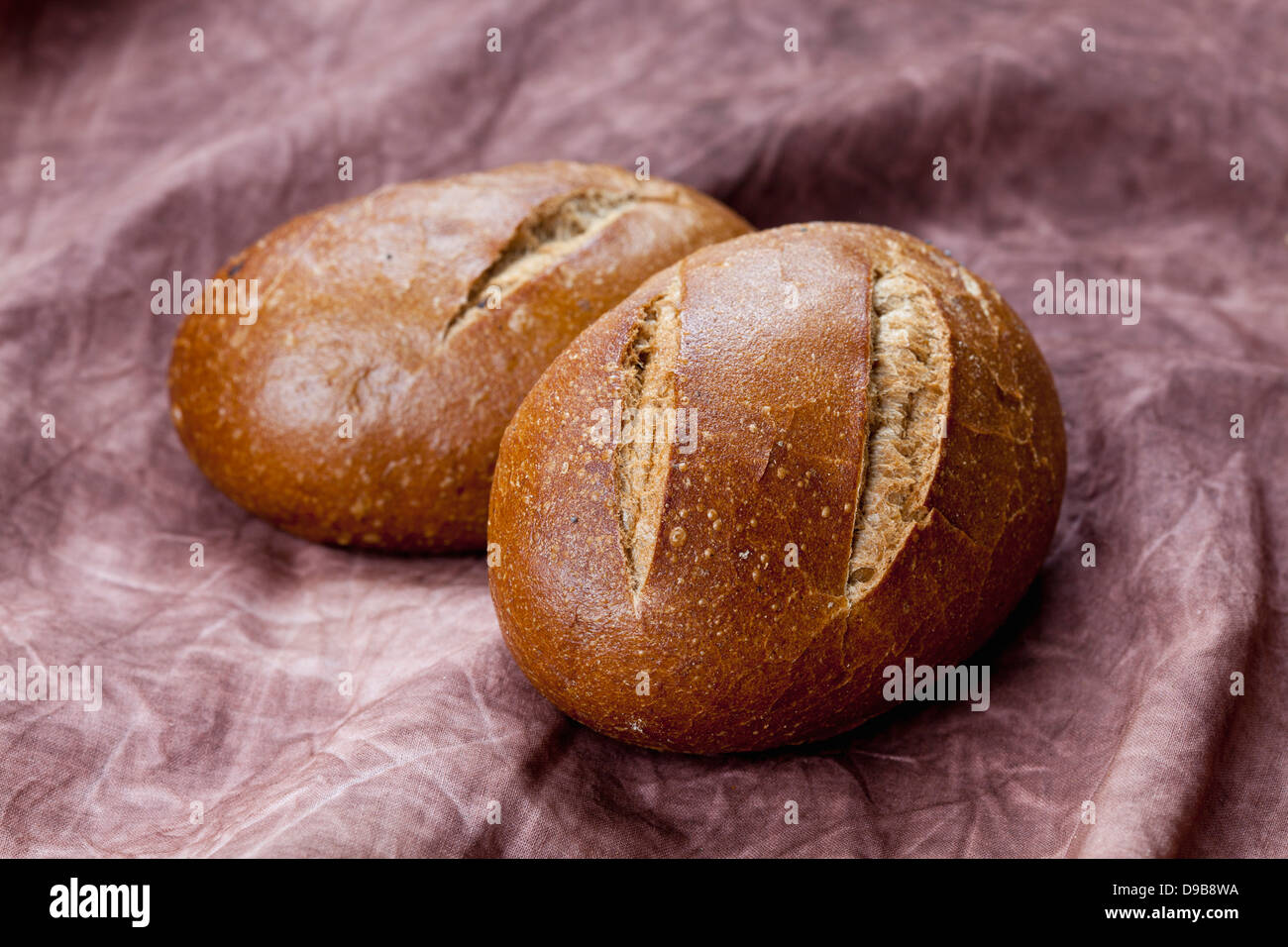 Two bread rolls no people hi-res stock photography and images - Alamy