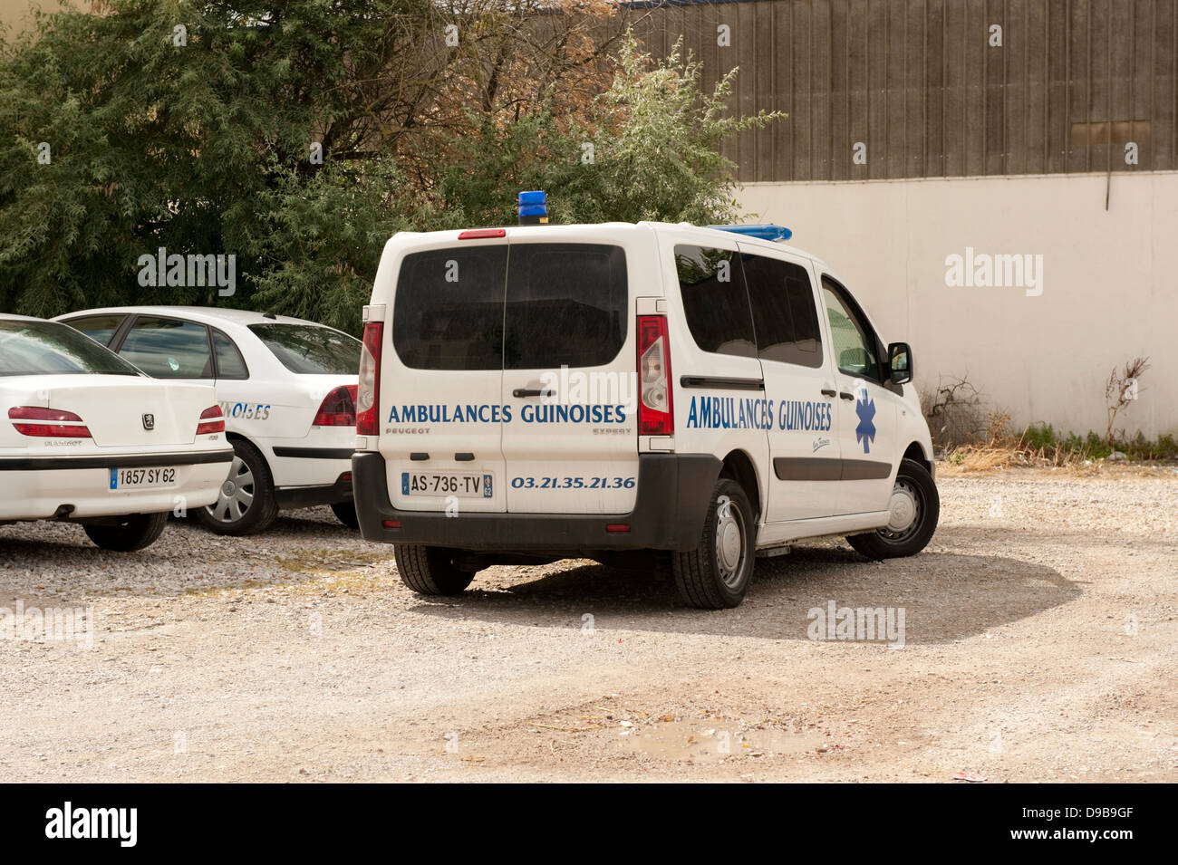 Private Ambulance Ambulances Guinoises Guines France Europe Stock Photo ...