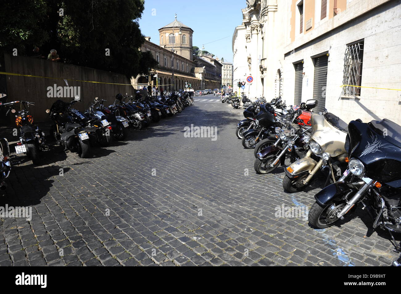 Rome, Italy. 16th June, 2013. Harley Davidson motorcycle Enthusiasts ...
