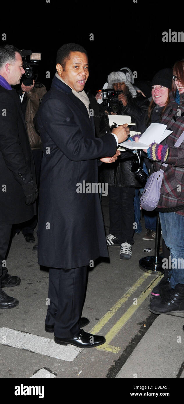 Cuba Gooding Jr The pre-BAFTA dinner at Annabel's Restaurant - Outside ...