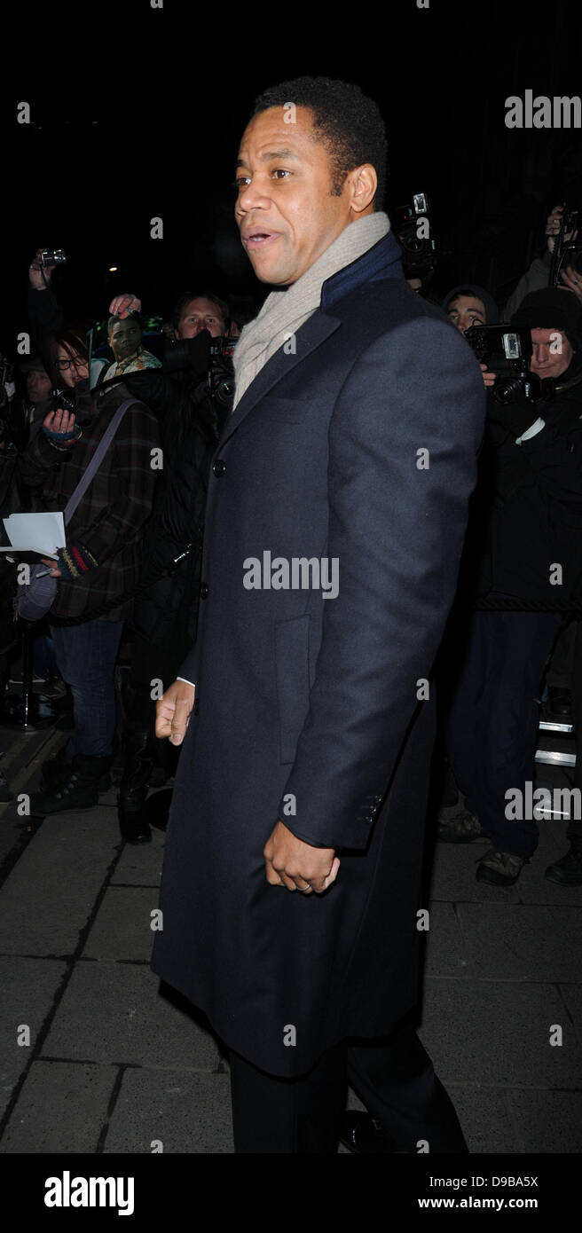 Cuba Gooding Jr The pre-BAFTA dinner at Annabel's Restaurant - Outside ...