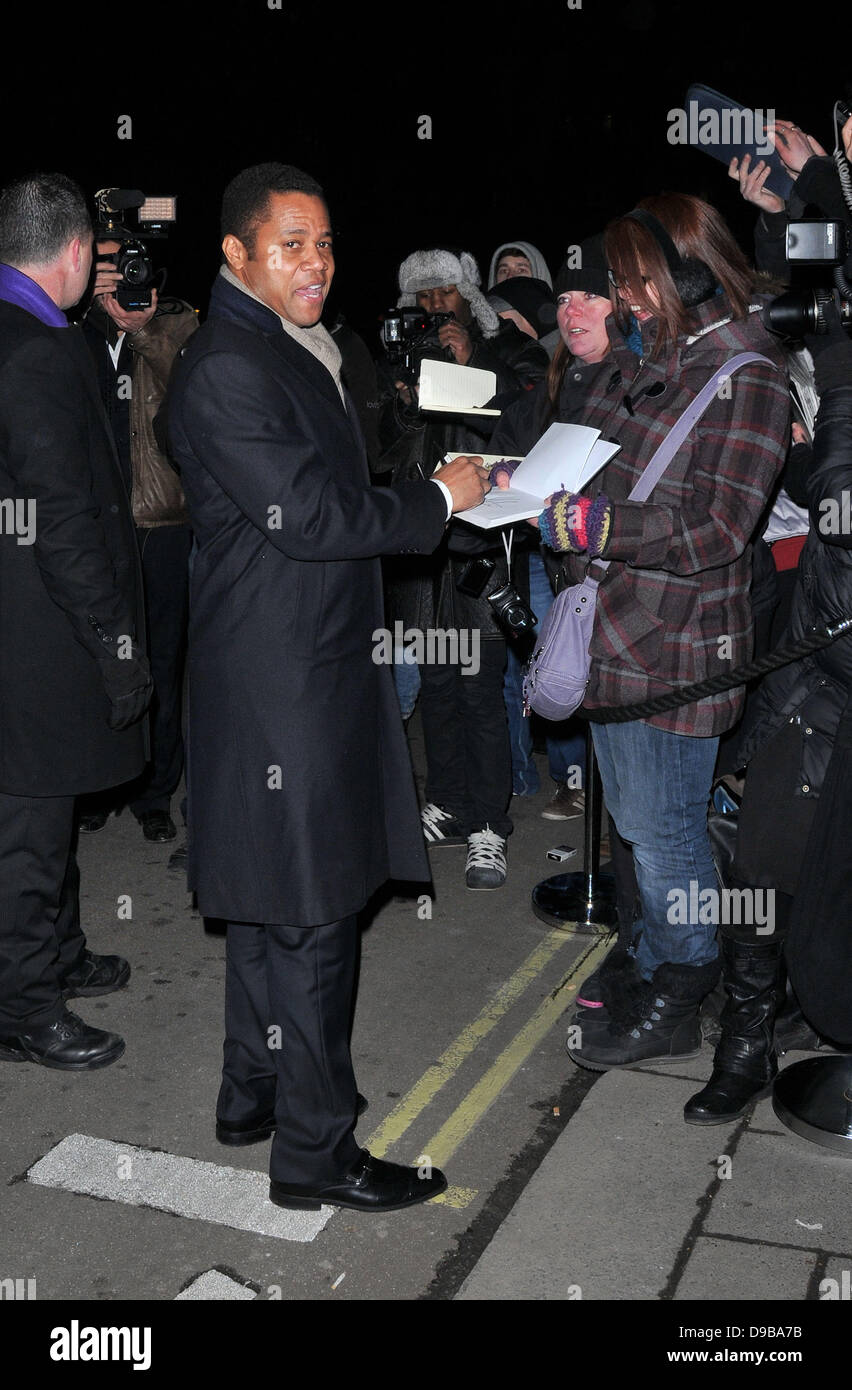 Cuba Gooding Jr The pre-BAFTA dinner at Annabel's Restaurant - Outside ...
