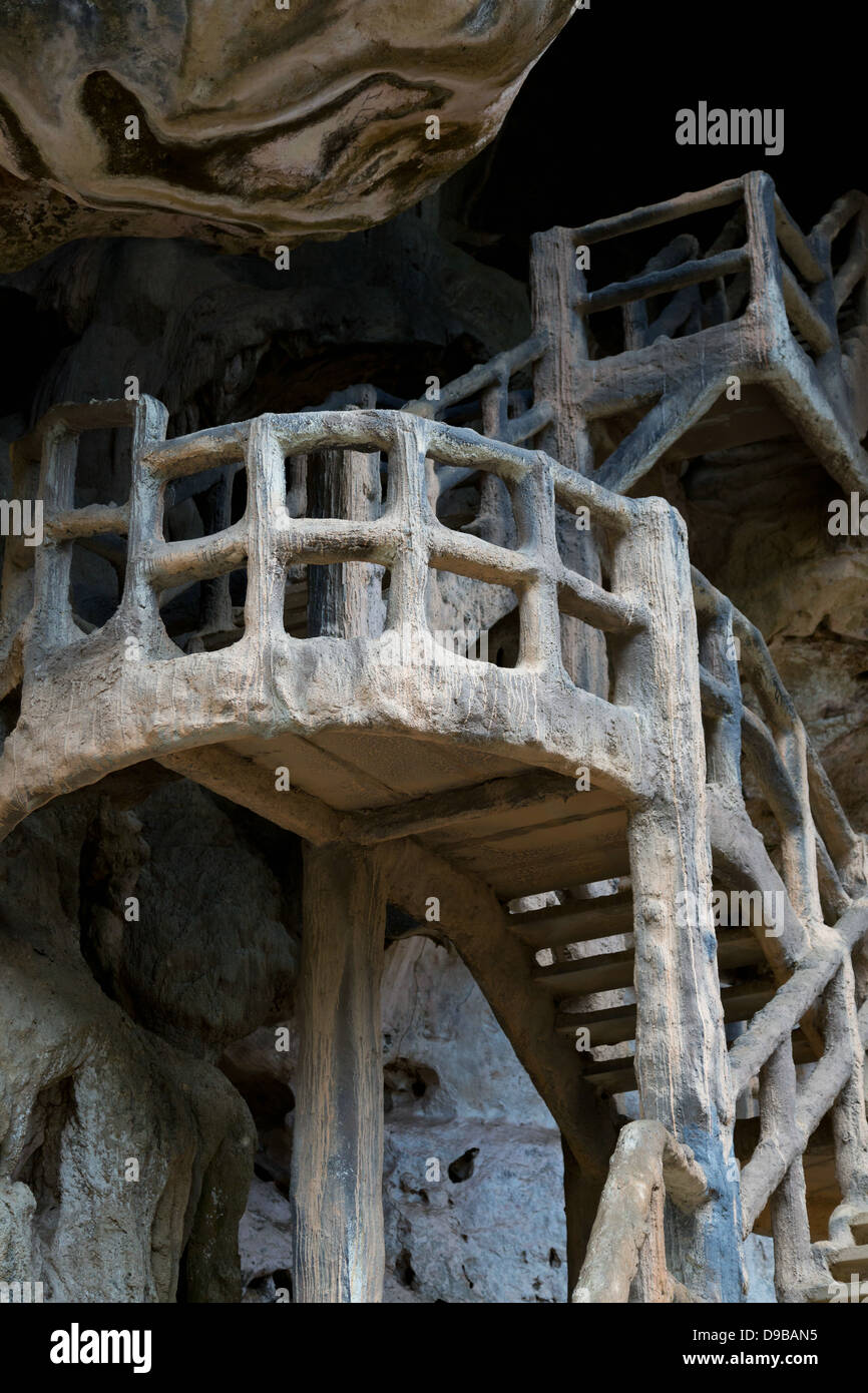 Stairs in a cave hi-res stock photography and images - Alamy