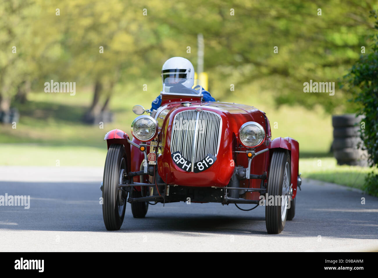 A car racing around Crystal Palace Park in London for the Motorsport at ...