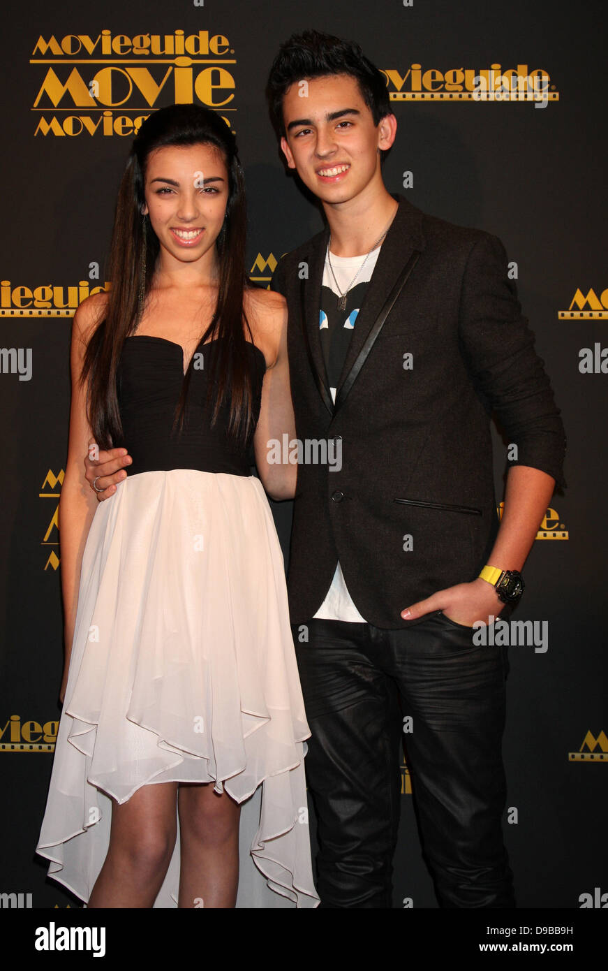 Savannah Hudson and Brandon Hudson 2012 Movieguide awards held at the ...