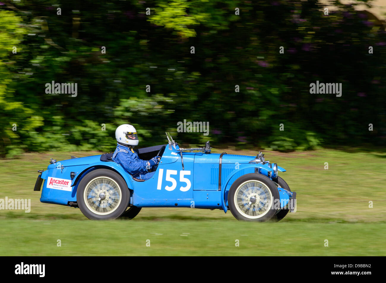 A car racing around Crystal Palace Park in London for the Motorsport at ...