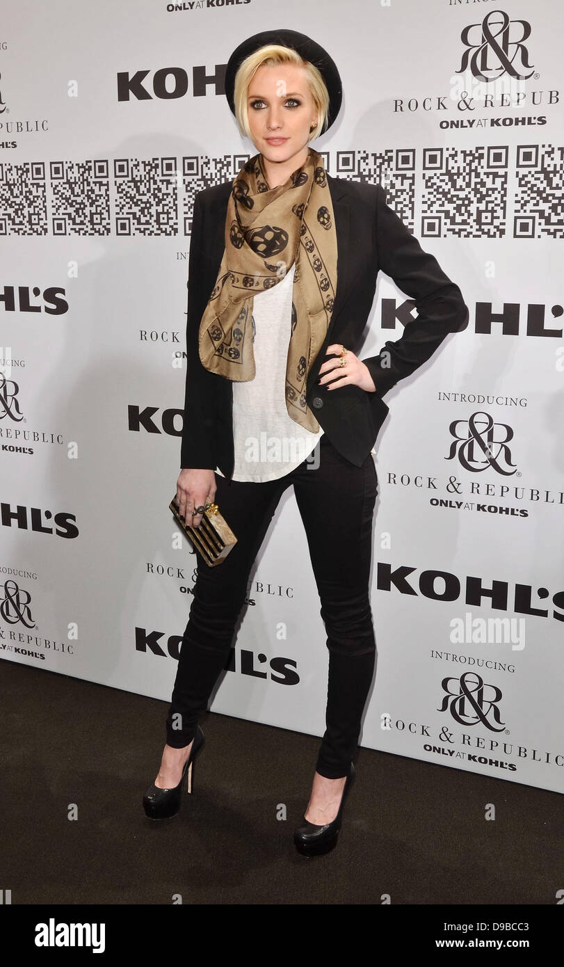 Ashlee Simpson Rock & Republic For Kohl's Fall 2012 fashion show during ...