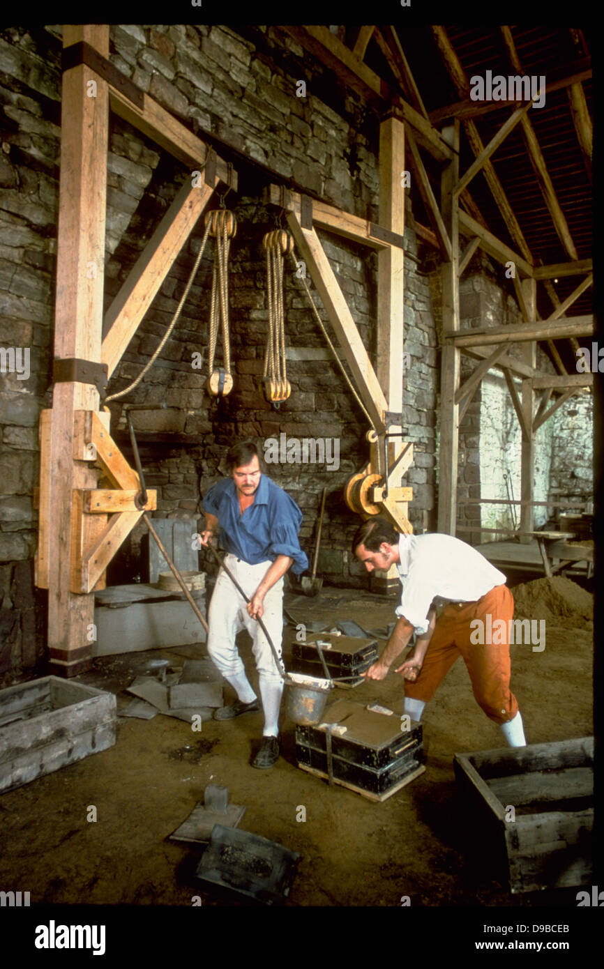 Hopewell Furnace National Historical Site in Pennsylvania preserves an ...