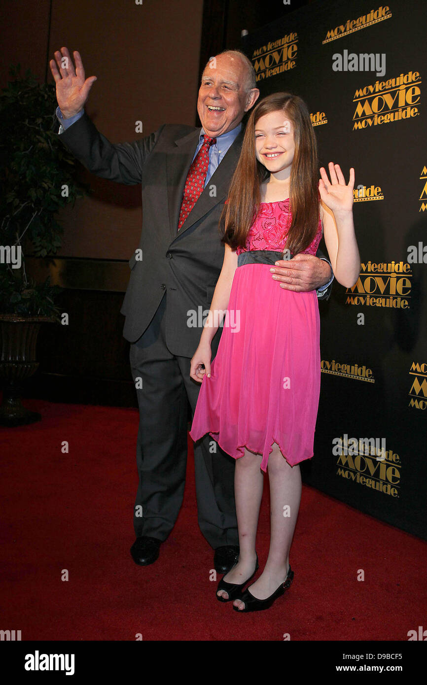 Ken Wales and Hailey Wales 2012 Movieguide awards held at the Universal ...
