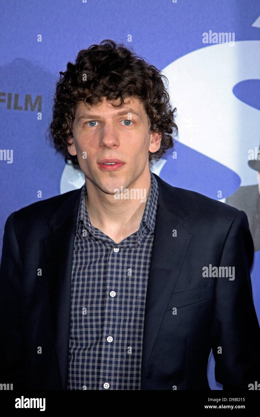 Munich, Germany. 17th June, 2013. US actor Jesse Eisenberg poses during ...