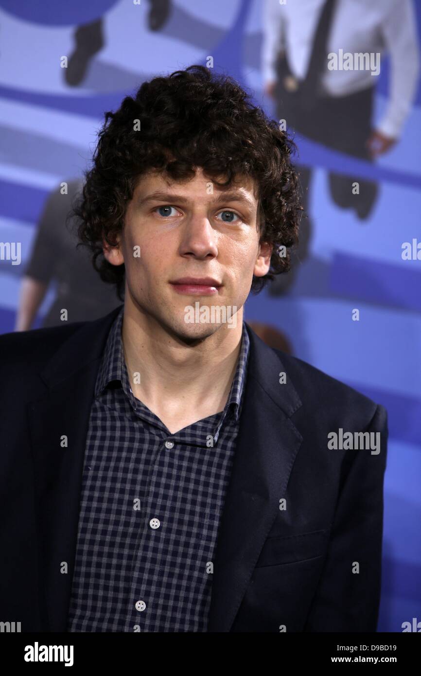 Munich, Germany. 17th June, 2013. US actor Jesse Eisenberg poses during ...