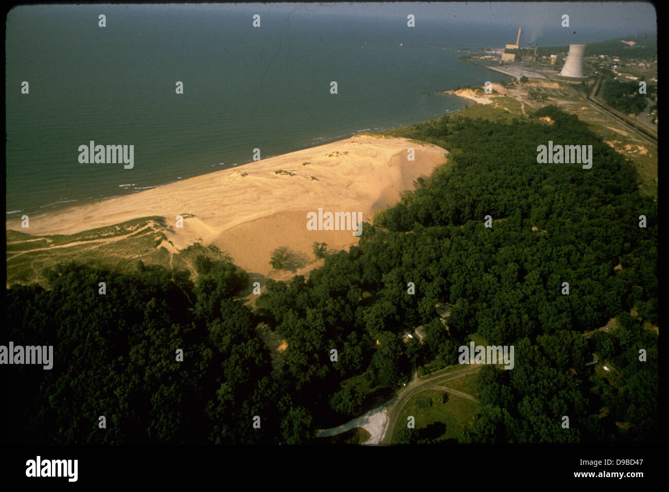 Indiana Dunes National Lakeshore, located along Lake Michigan in ...