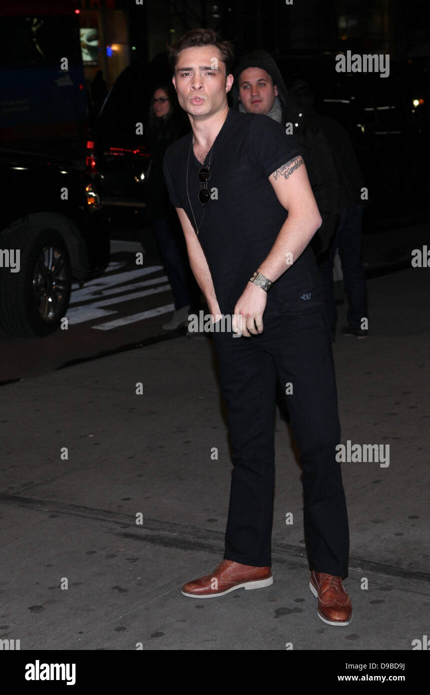 Ed Westwick Mercedes-Benz Fashion Week Fall 2012 - Rock & Republic For ...