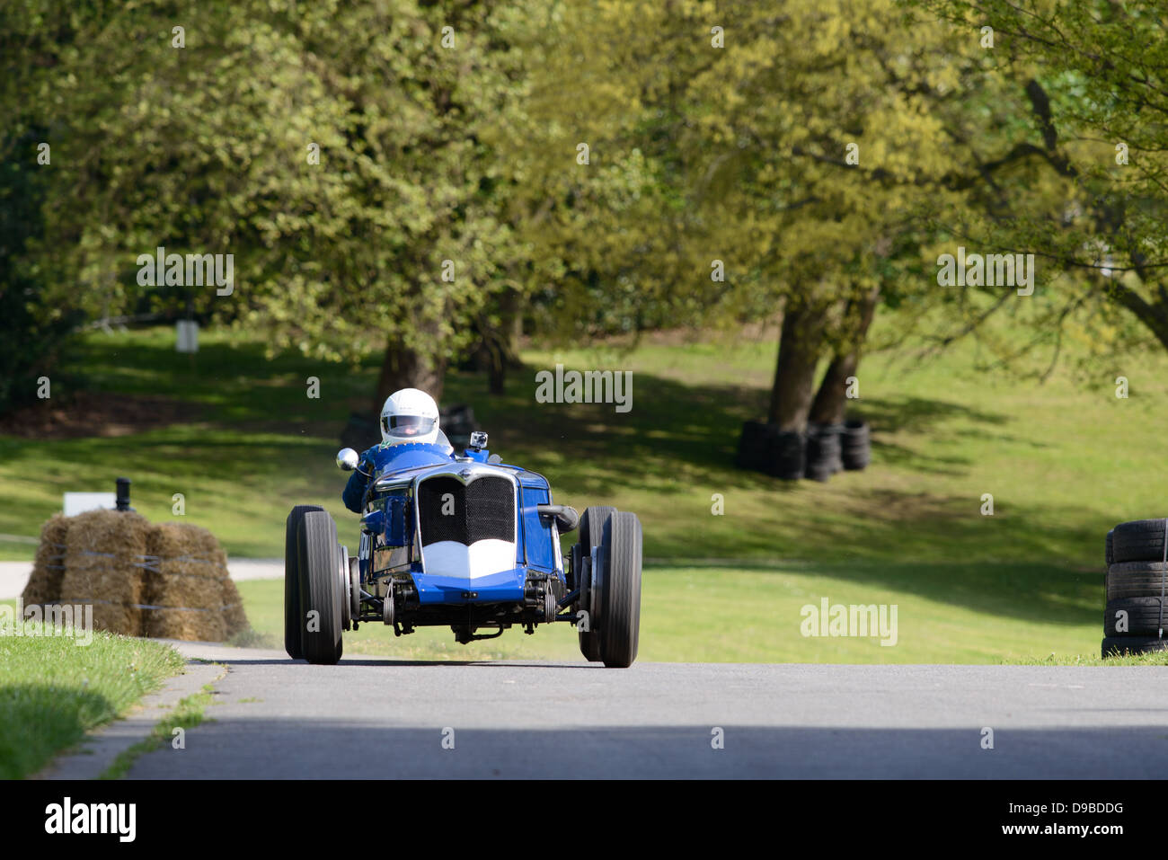 A car racing around Crystal Palace Park in London for the Motorsport at ...