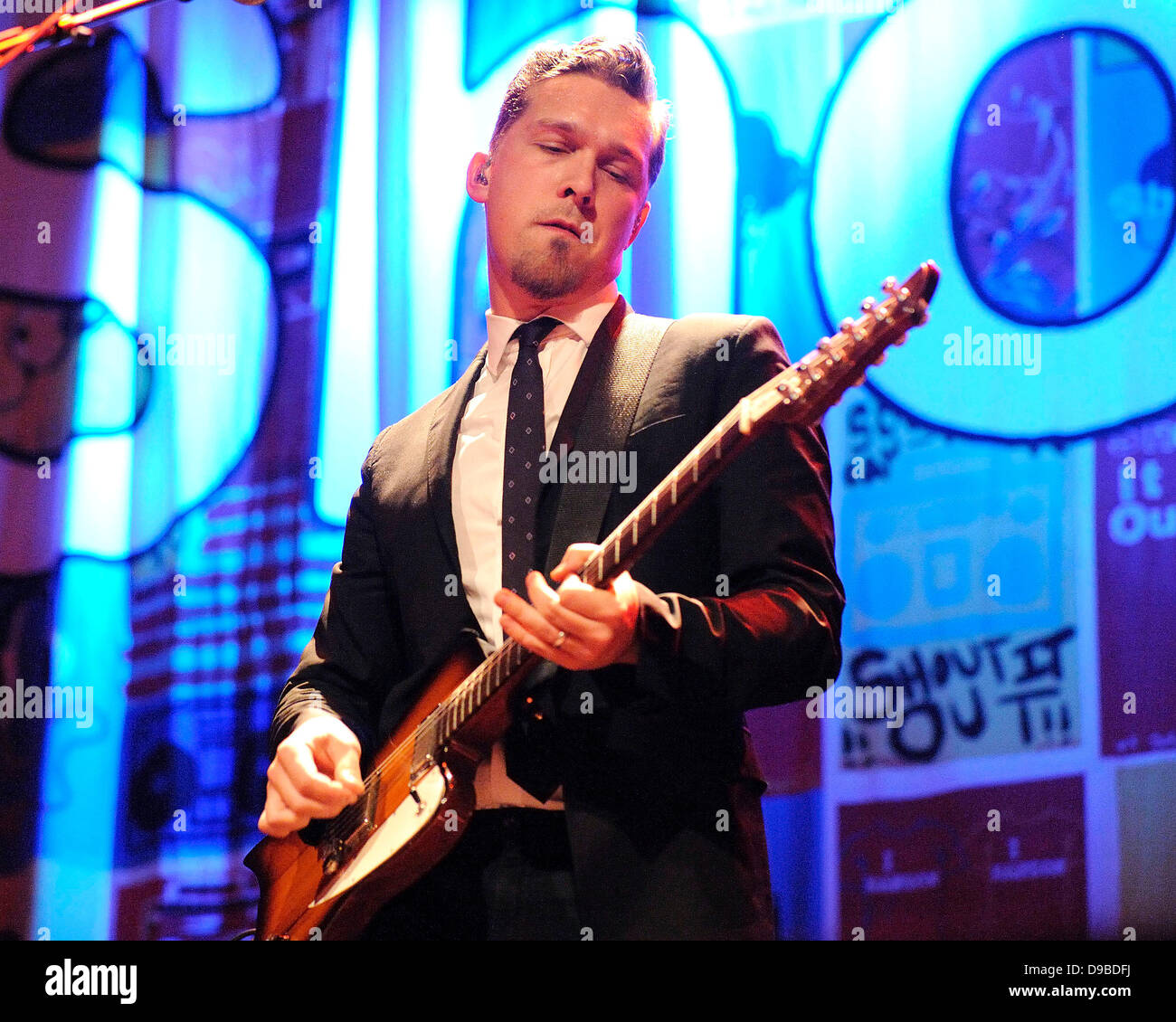 Isaac Hanson of band Hanson performs on stage at The Phoenix Concert ...