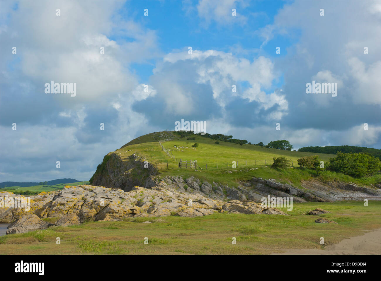 The limestone outcrop of Humphrey Head, South Lakeland, Cumbria ...