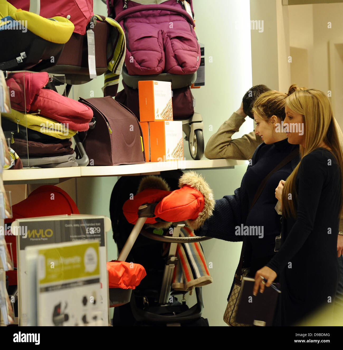 Stacey Solomon and boyfriend Aaron Barnham shopping at 'Mamas & Papas ...