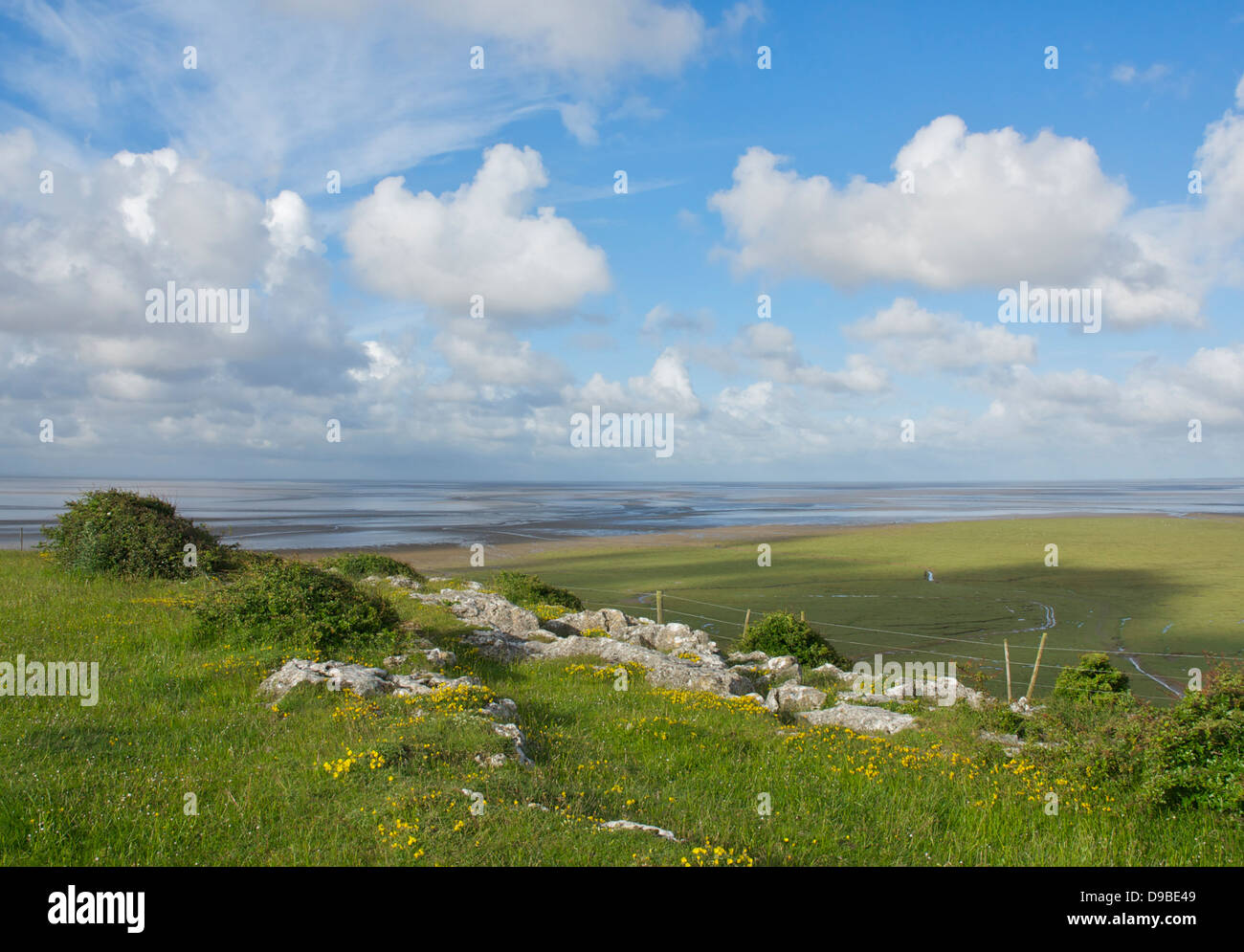 The limestone outcrop of Humphrey Head, South Lakeland, Cumbria ...