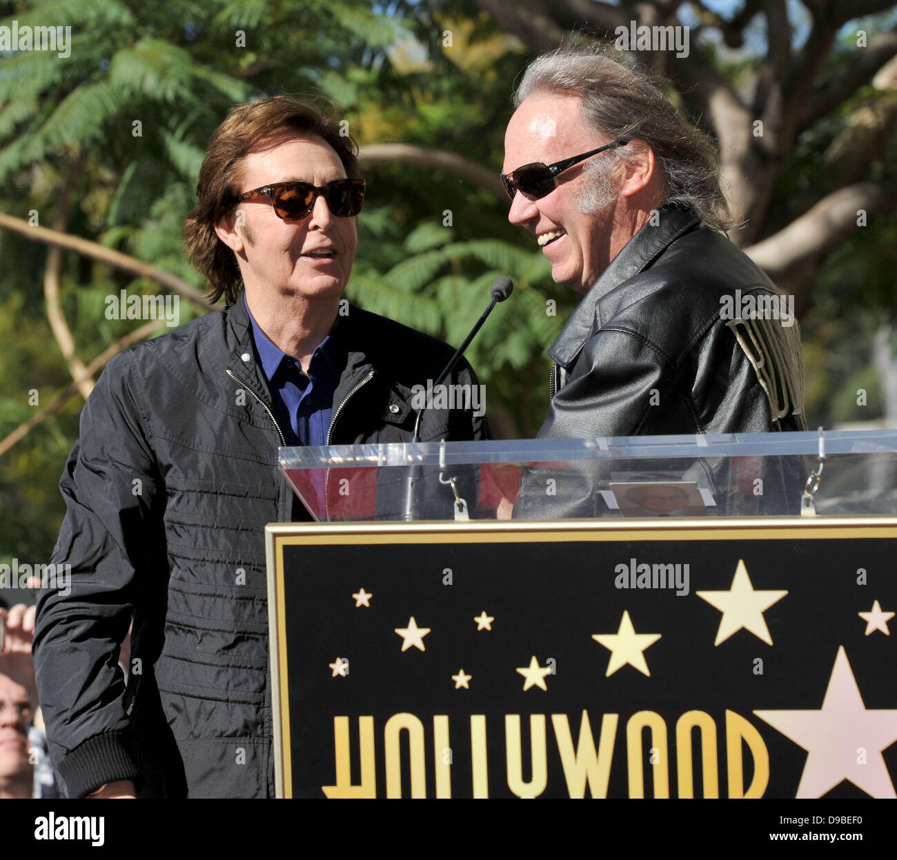 Paul McCartney and Neil Young Paul McCartney is honored with a star on ...