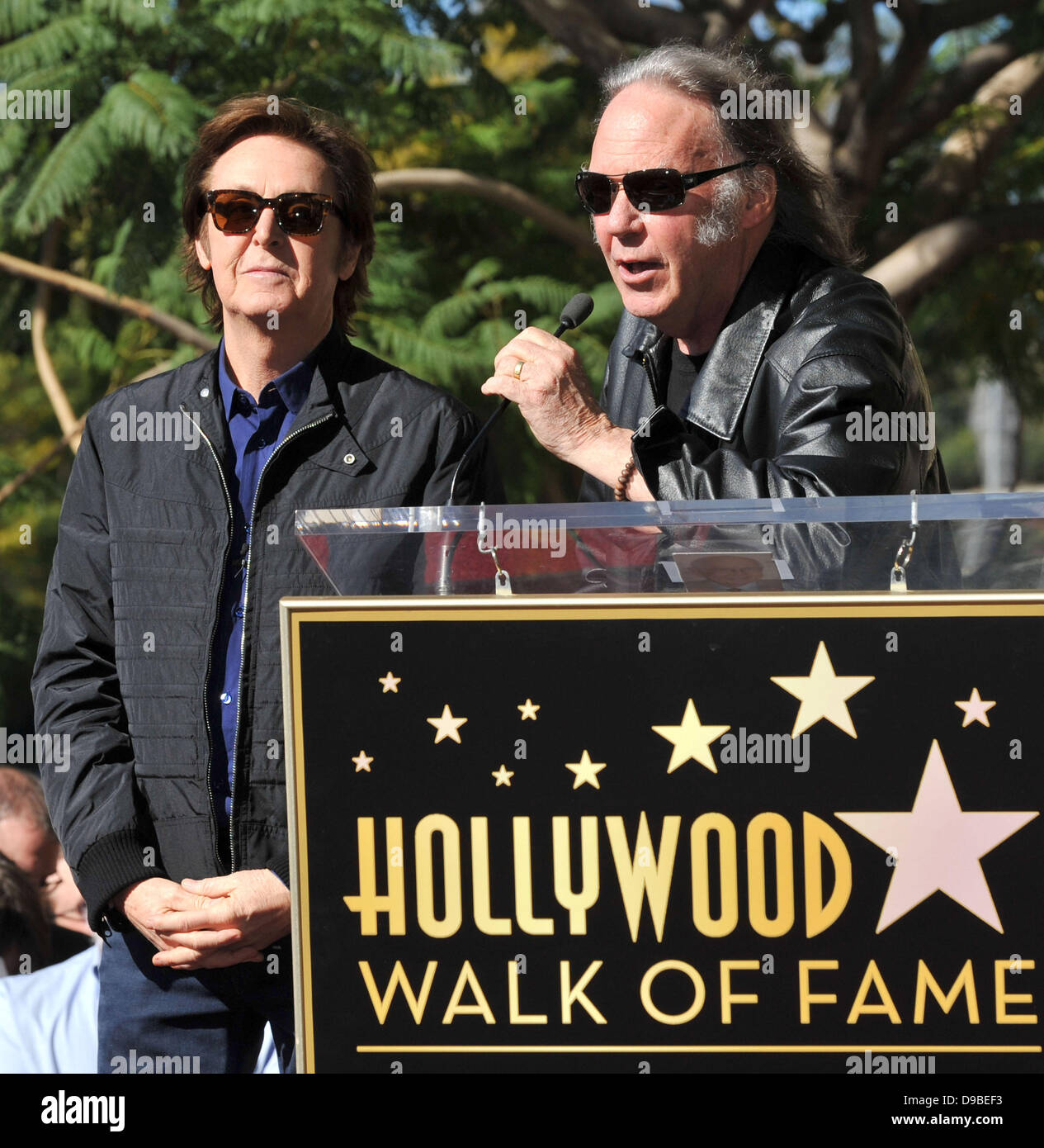 Paul McCartney and Neil Young Paul McCartney is honored with a star on ...