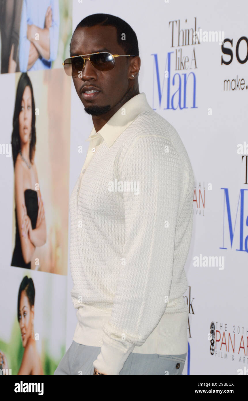 P Diddy, real name Sean Combs Premiere Of Screen Gems' "Think Like A ...