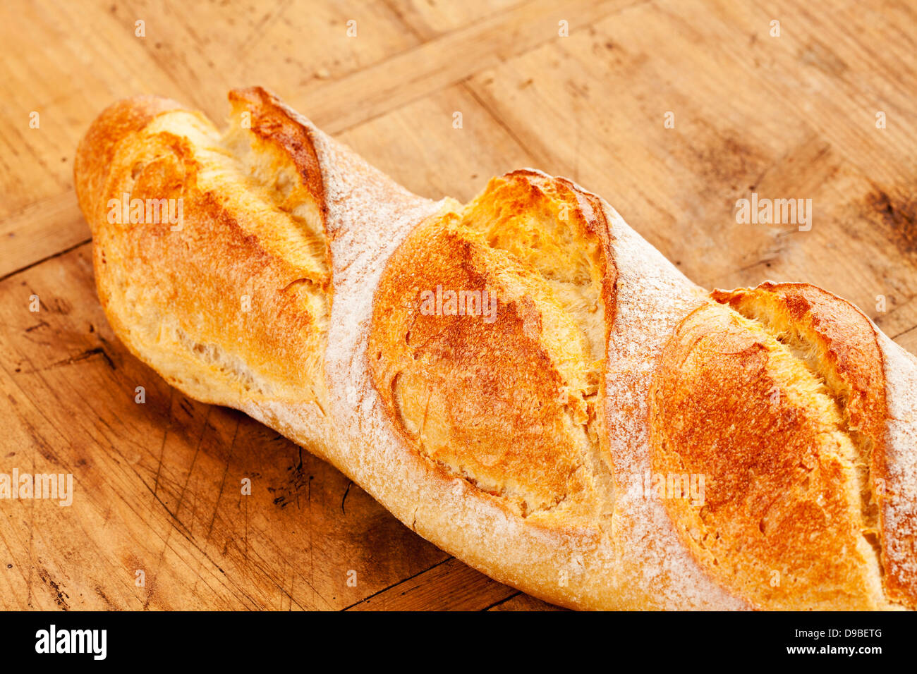 Baguette bread, close up Stock Photo - Alamy