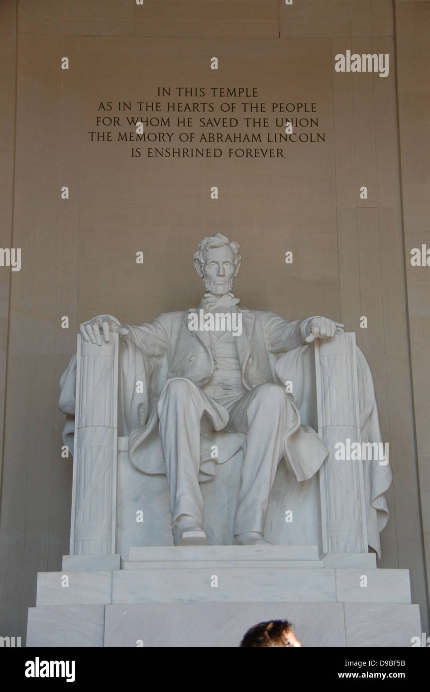 The Lincoln Memorial in Washington, D.C. is a national monument ...