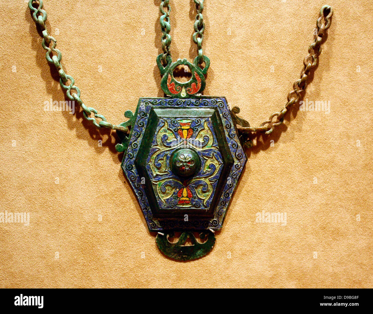 Disk Brooch. Copper alloy inlaid with millefiore enamel. Roman. Made ...