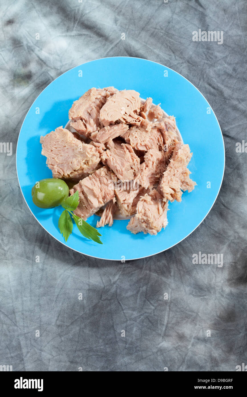 Plate of tuna on textile hi-res stock photography and images - Alamy