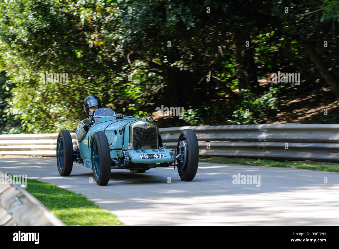A car racing around Crystal Palace Park in London for the Motorsport at ...