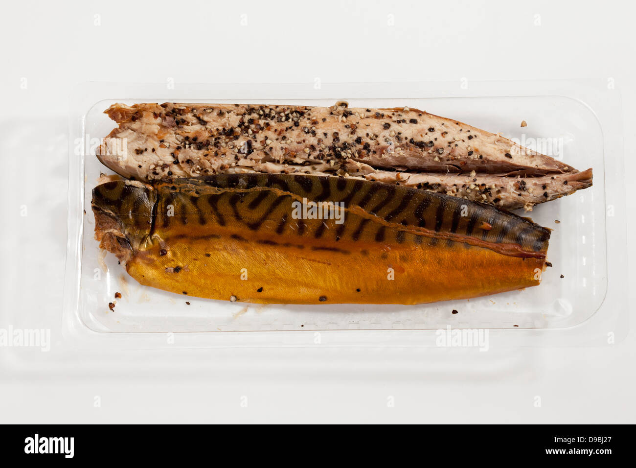 Mackerel with peppercorns in plastic box Stock Photo - Alamy