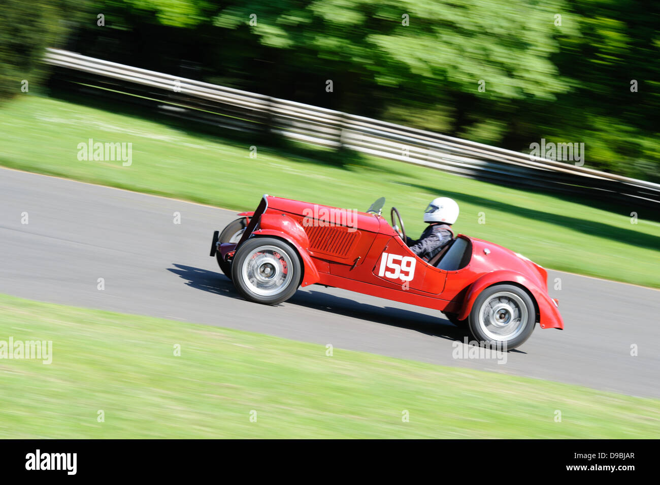 A car racing around Crystal Palace Park in London for the Motorsport at ...
