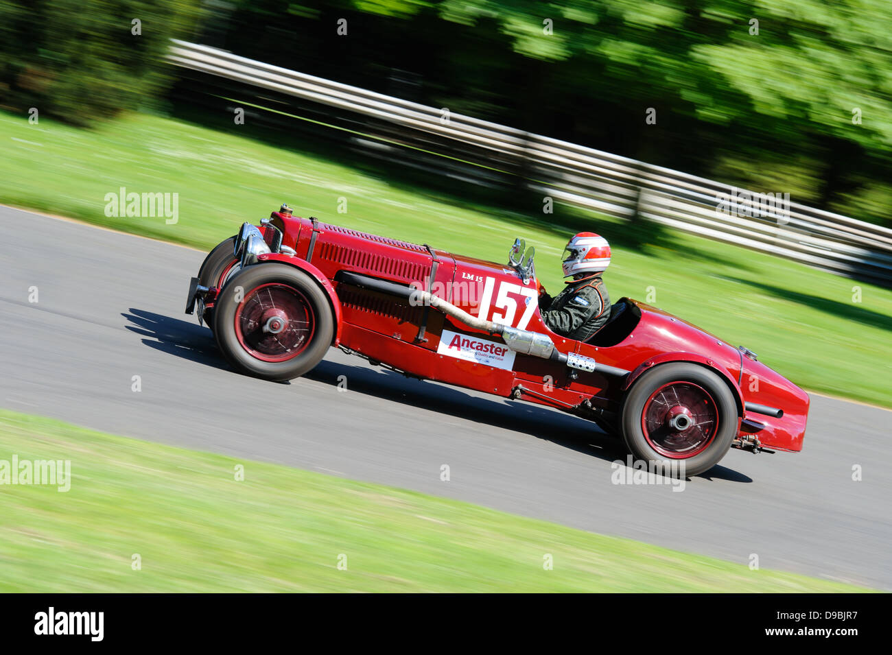 A car racing around Crystal Palace Park in London for the Motorsport at ...