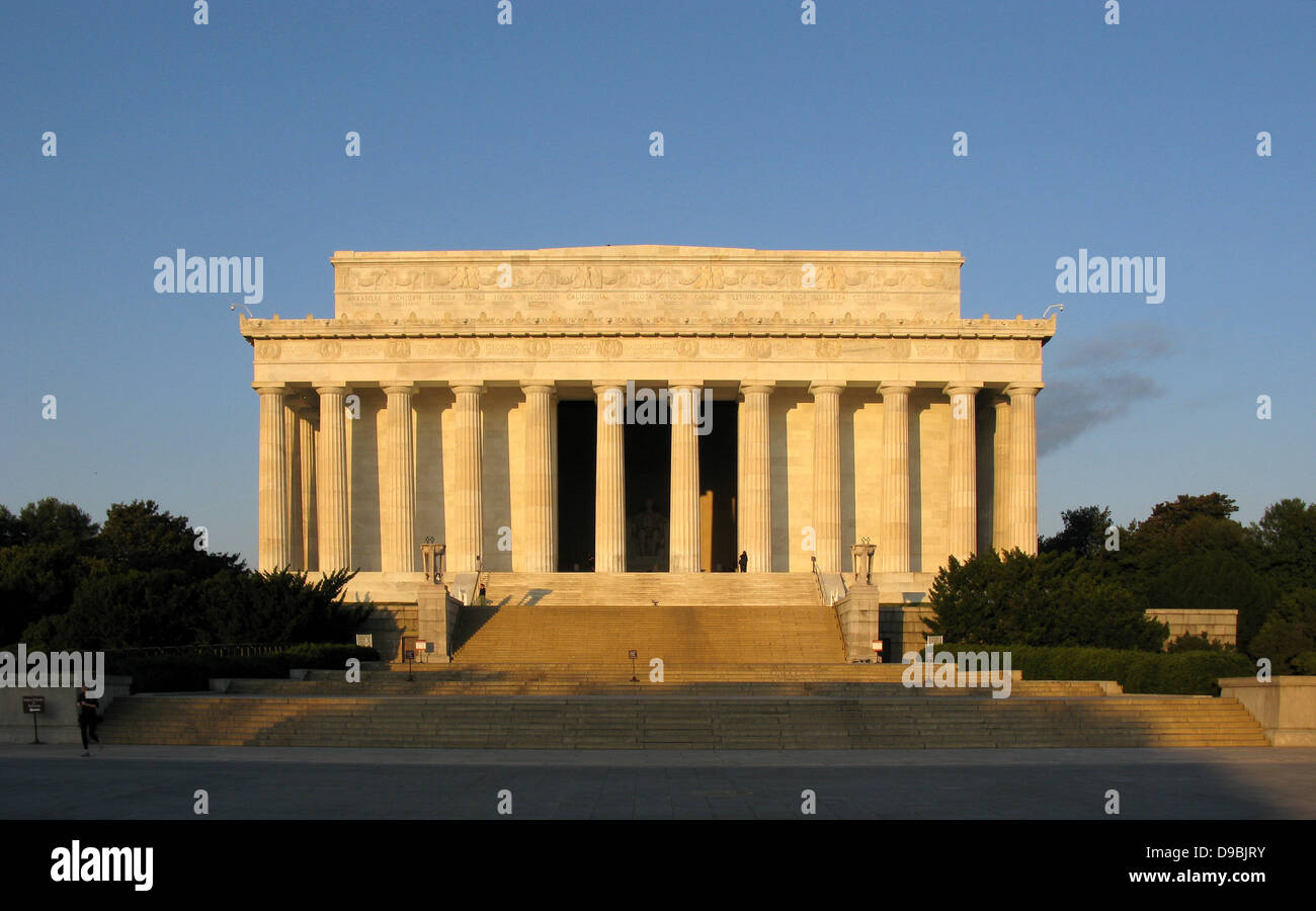 The Lincoln Memorial in Washington, D.C. is a national monument ...