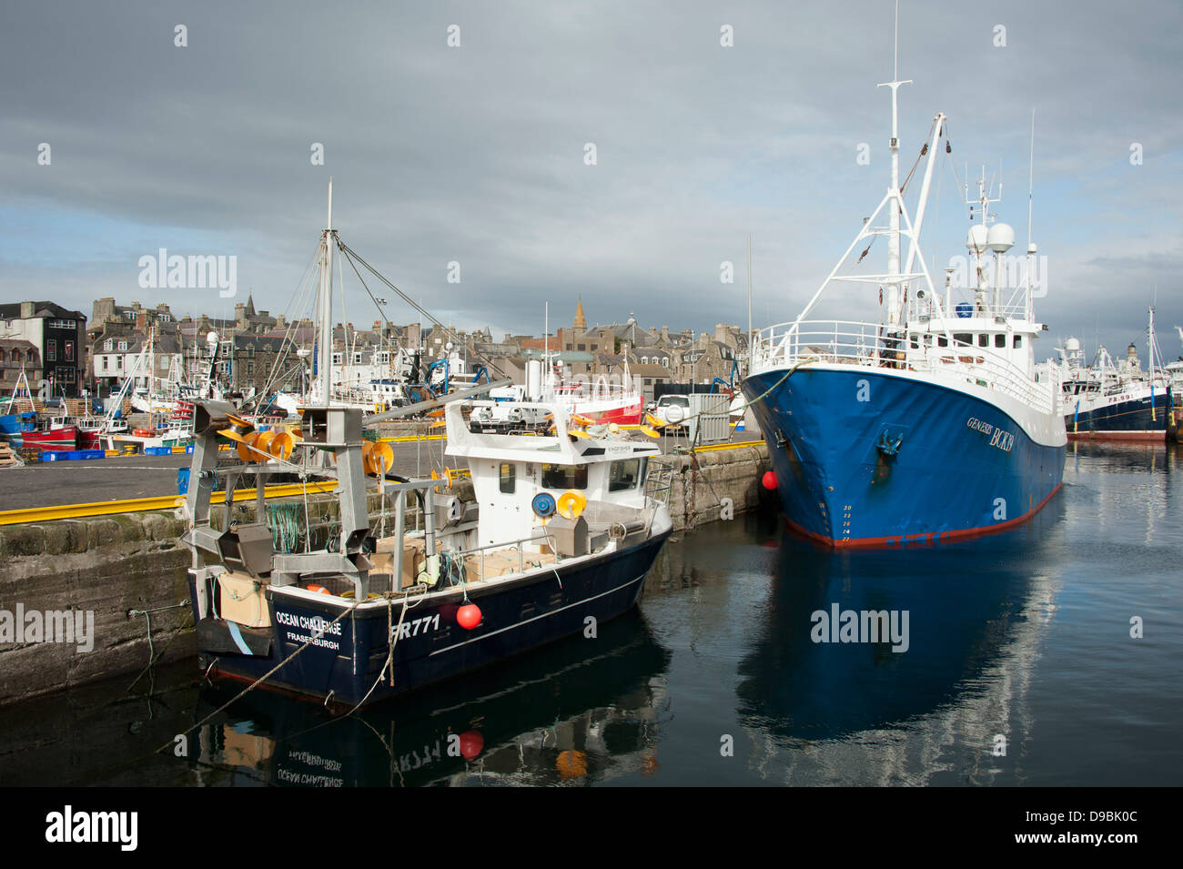Harbour, Fraserburgh, Aberdeenshire, Scotland, Great Britain, Europe ...
