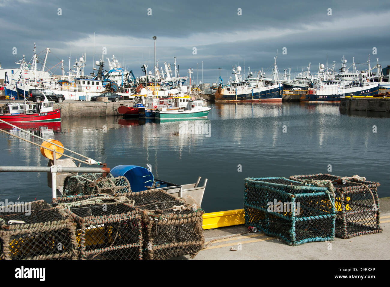 Harbour, Fraserburgh, Aberdeenshire, Scotland, Great Britain, Europe ...