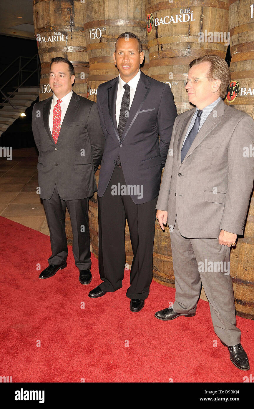 Bacardi Limited Chairman Facundo Bacardi, Alex Rodriguez and President ...