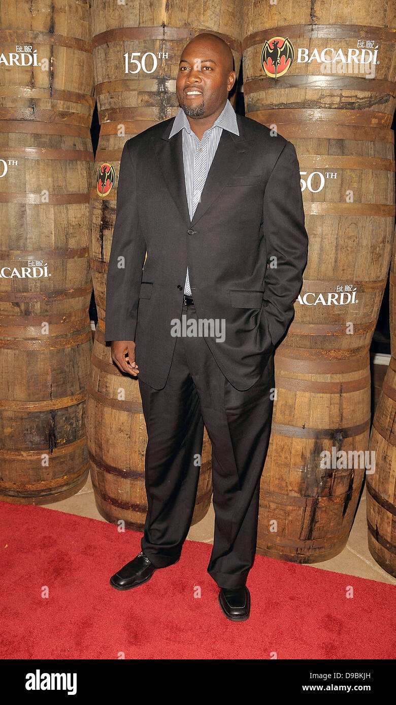 Glen Rice at the Bacardi 150th Anniversary Celebration held at the ...