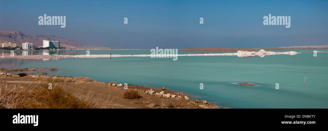 Panoramic view of the Dead Sea - Israel Stock Photo - Alamy