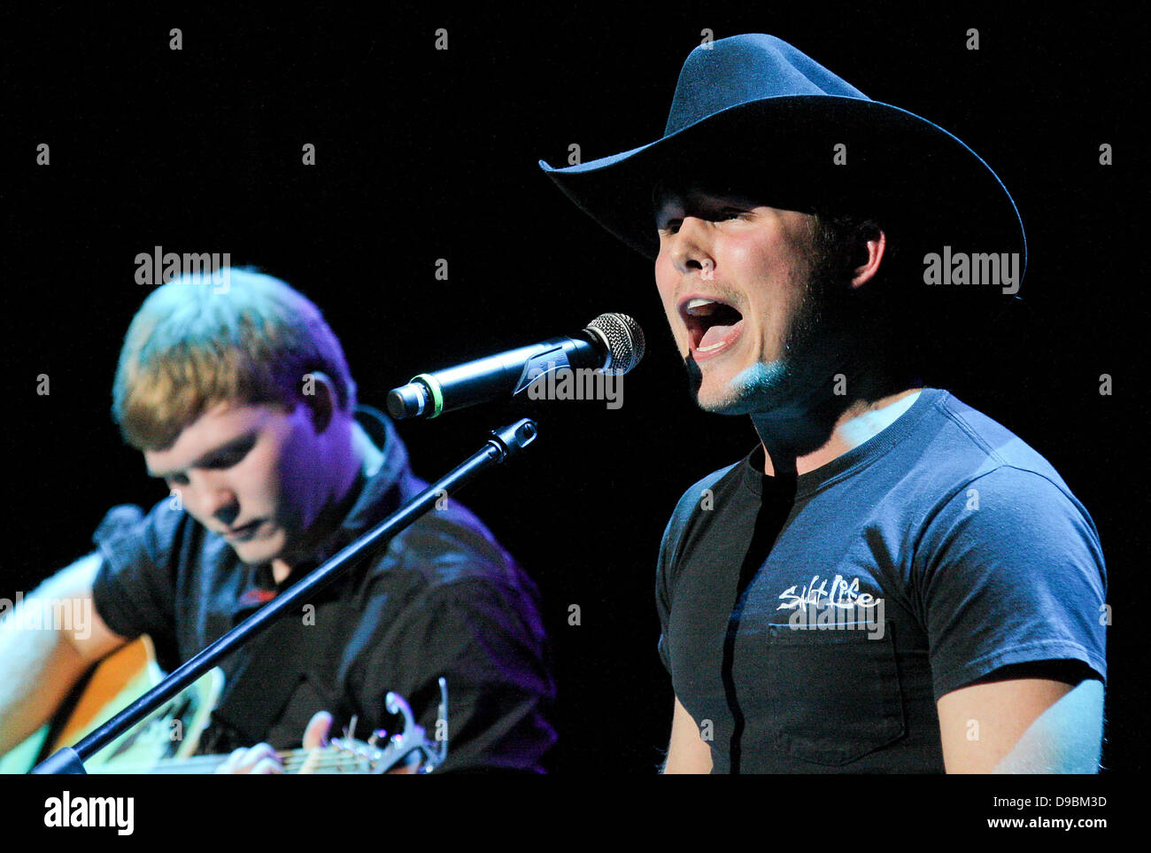 Aaron Parker performs live at the Sunrise Theatre. Fort Pierce, Florida ...