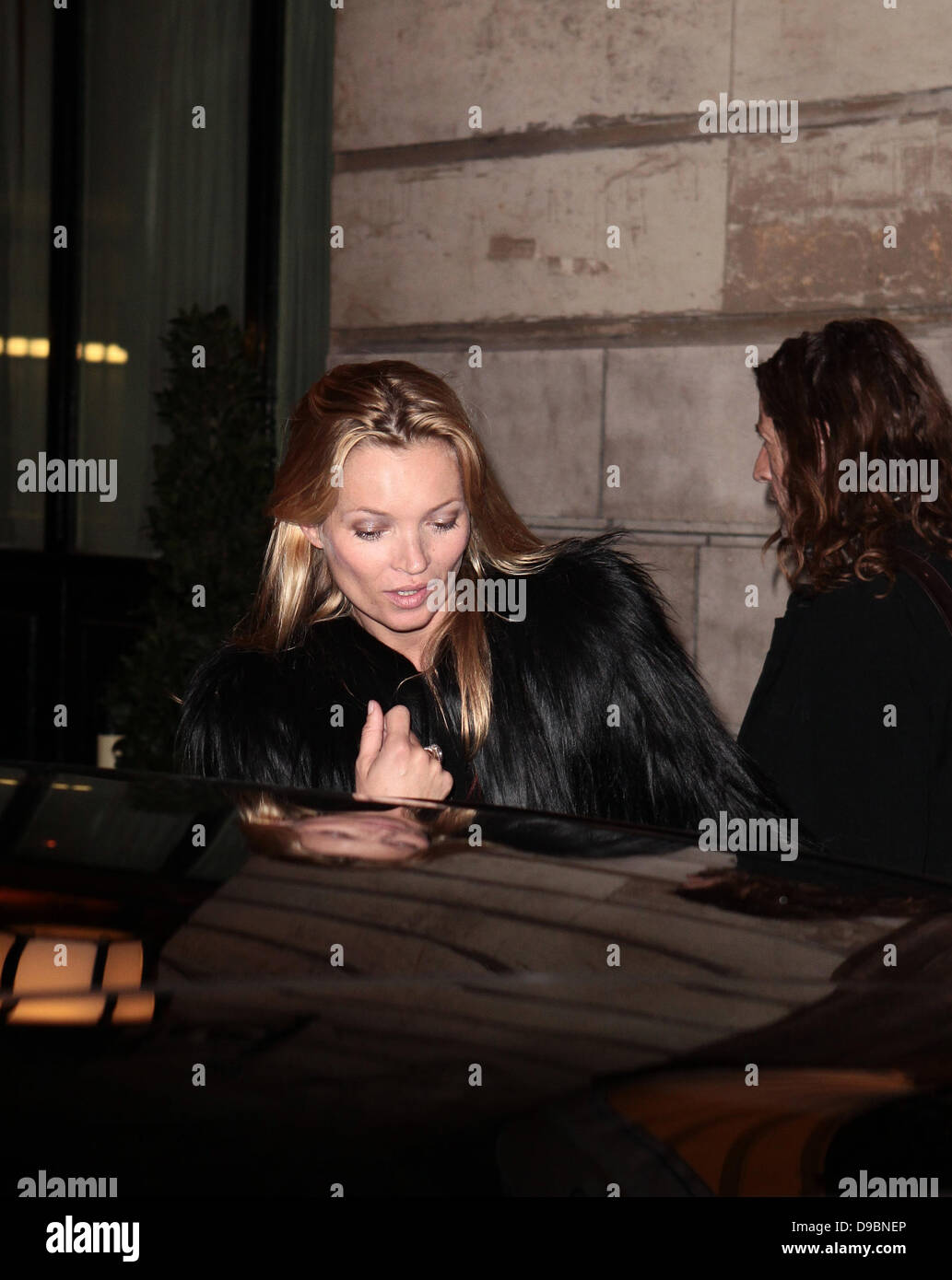 Kate Moss leaves The Ritz hotel Paris, France - 28.01.12 Stock Photo ...