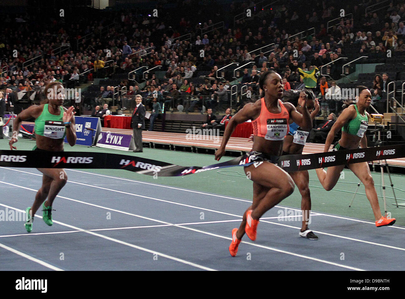 Veronica Campbell (Jamaica) Winner of Women's 50 Meter Dash U.S. Open ...