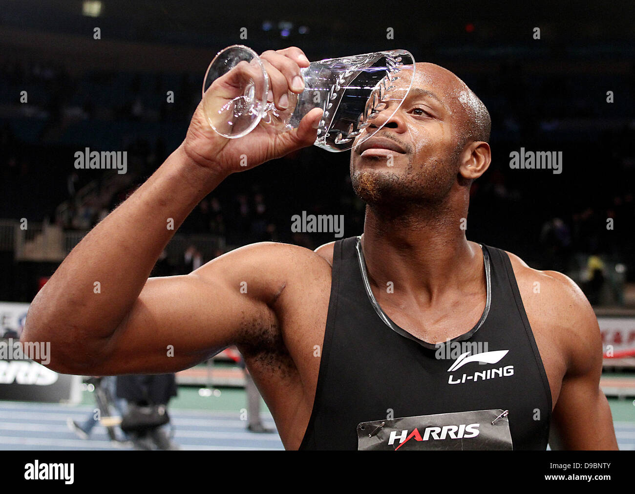Dash Asafa Powell (Jamaica) Winner of Men's 50 Meters Dash U.S. Open ...