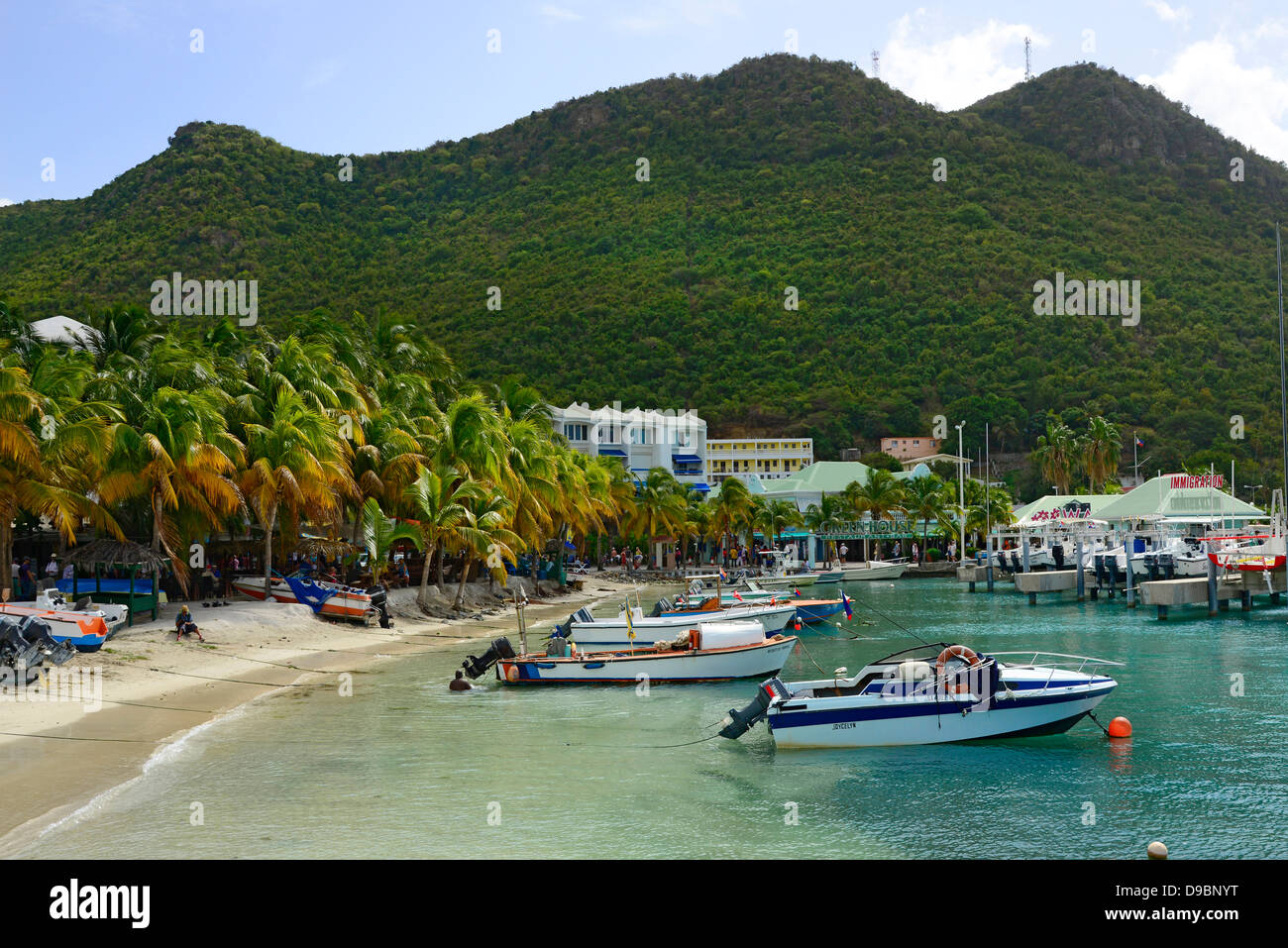 Boat Harbor Philipsburg St. Martin Maarten Caribbean Island Netherland ...