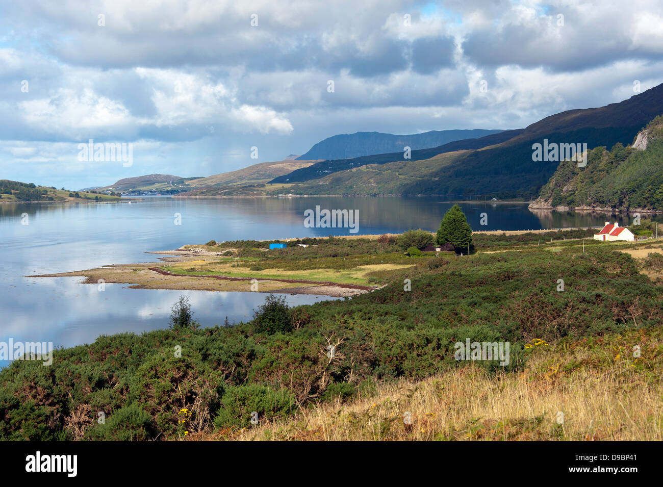 Loch Broom near Ardcharnich, A835, Ross and Cromarty, Highland ...